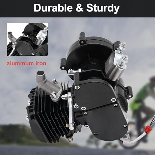 80CC 2 Stroke Bicycle Engine Motorized Engine Single Cylinder Bike ...
