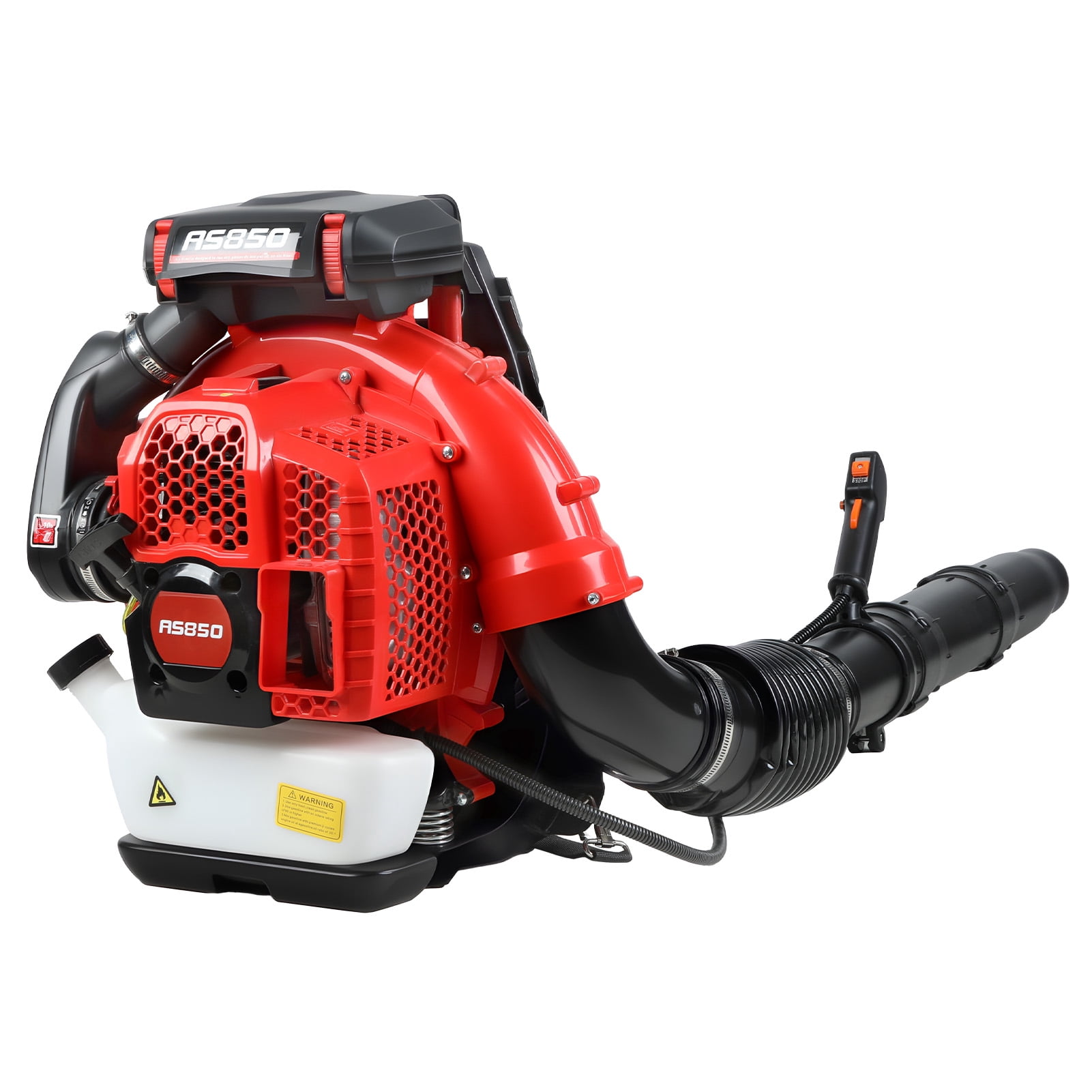 80CC Gas Backpack Leaf Blower, Ergonomic 2-Stroke Engine 900CFM Dust ...