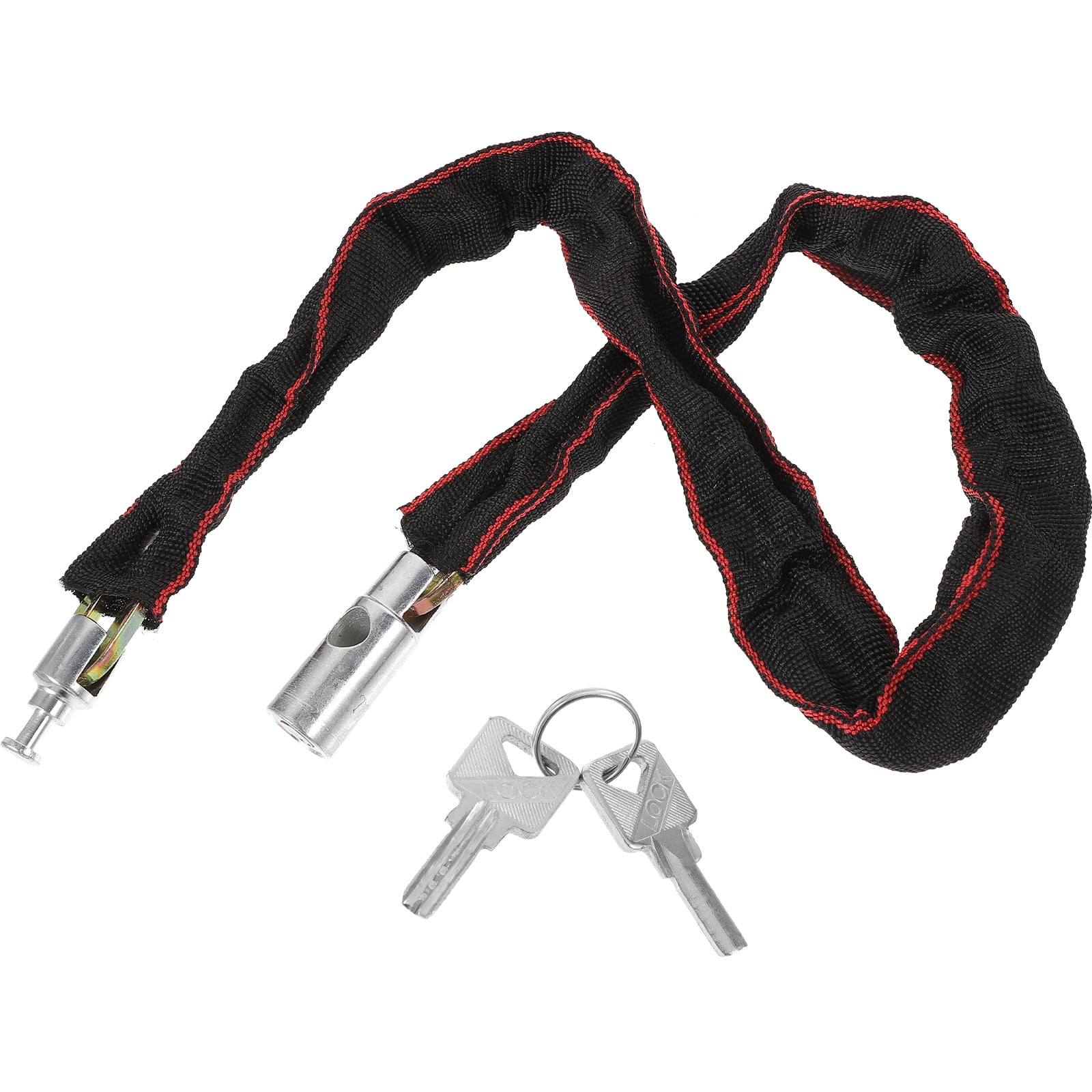 80CM Cable Lock Heavy Duty Braided Stainless Steel Cable Lock for ...