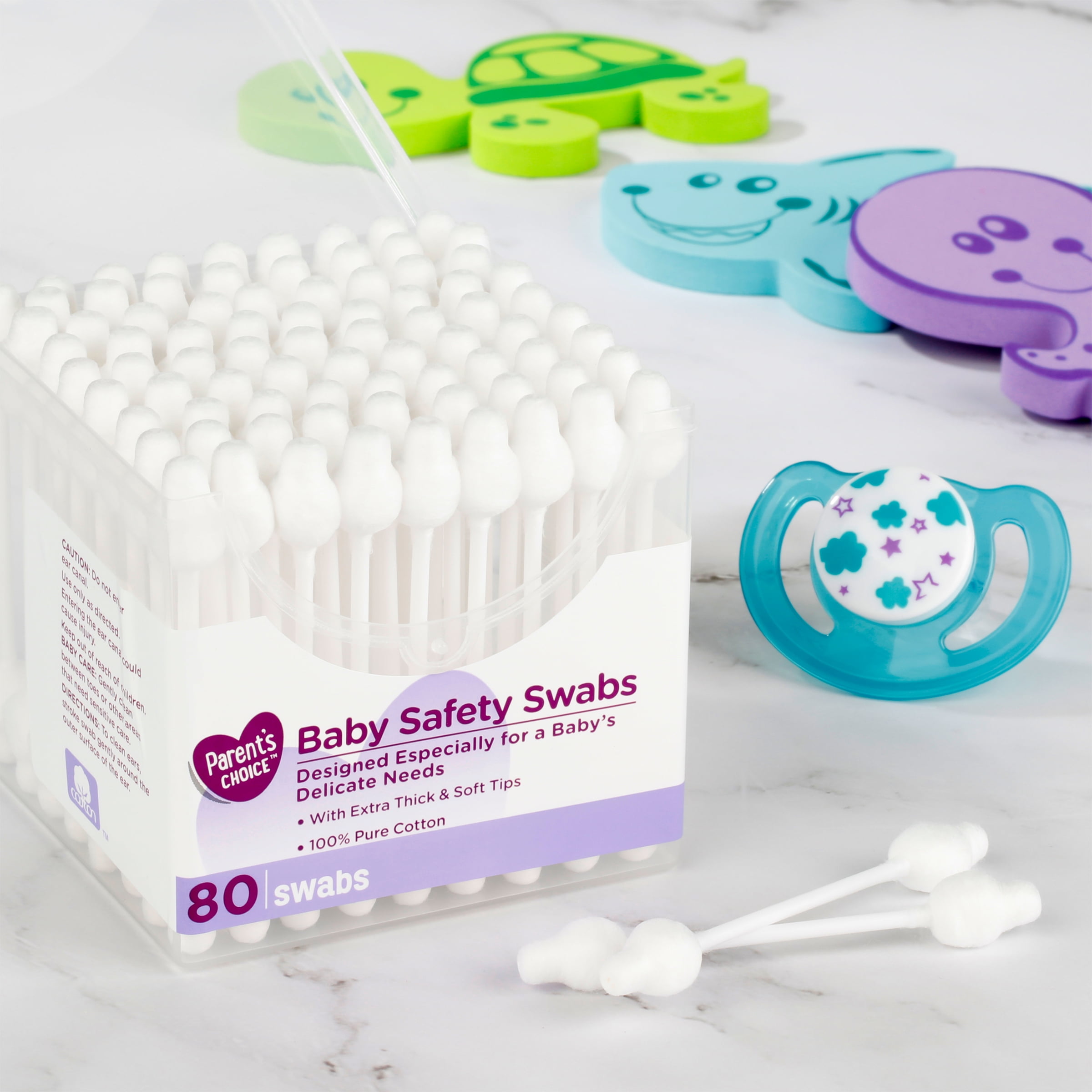 Parent's Choice Baby Safety Swabs, 80 Count - Walmart.com
