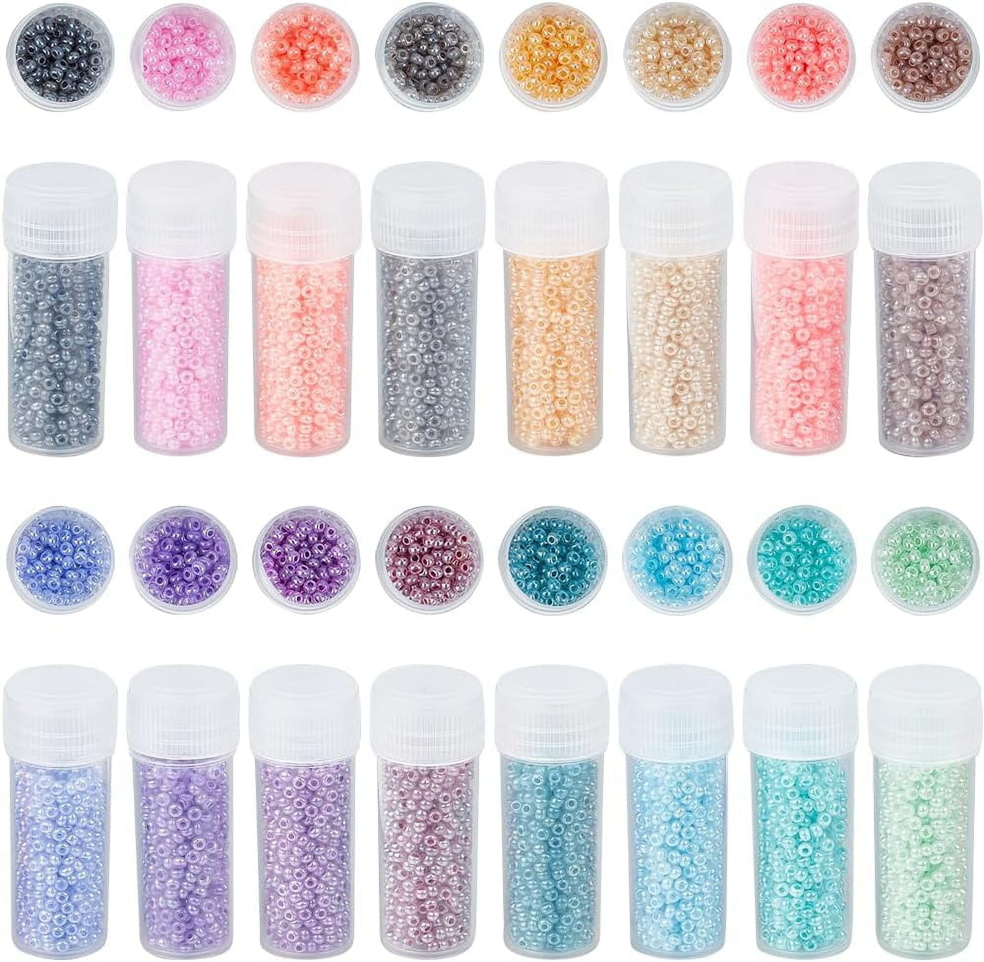 80G 12/0 Glass Seed Bead 2mm Glass Seed Beads Bulk Imitation Jade Glass ...