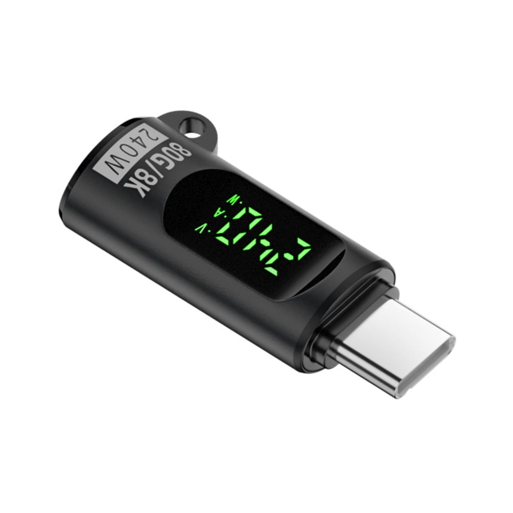 80Gbps USB C 4.0 Adapter PD240W Type C Adapter USB C Extender OTG Adapter for 8K Video and ...