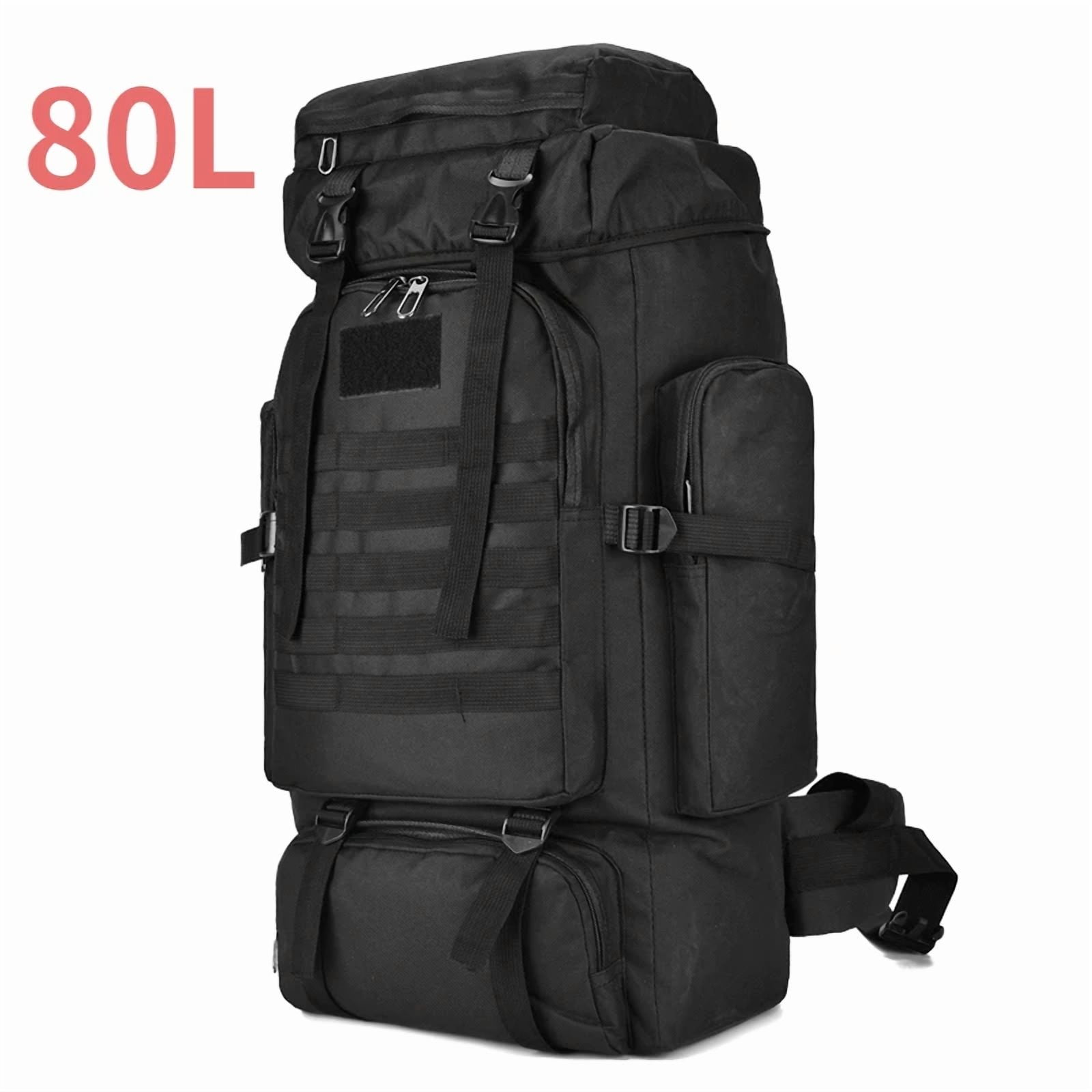 80L/100L Mountaineering Bag Climb Bag Tactical Backpacks Large Backpack ...