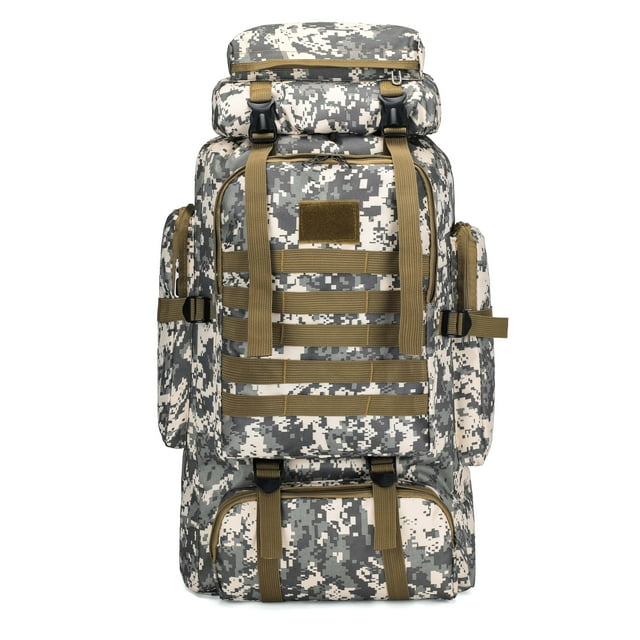 80L Travel Hiking Camping Backpack with rain cover,Hiking Daypack for ...