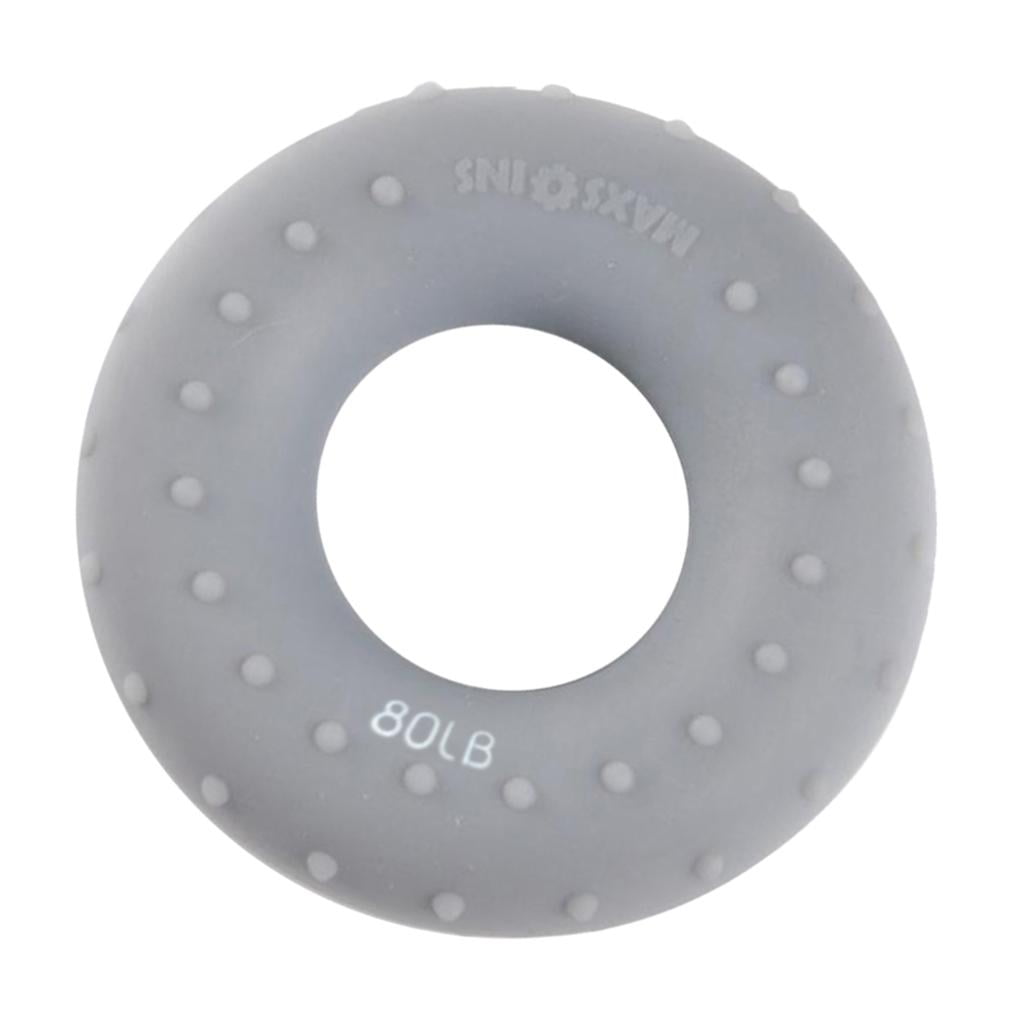 80LB Enhance H Forearm Strengthen Silicone Wrist Gripper Grey - Walmart.com