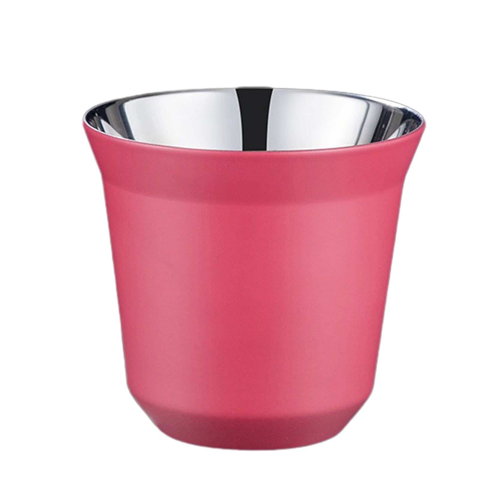 80ML Stainless Steel Coffee Cup Wall Heat Resistant Mug for Espresso ...