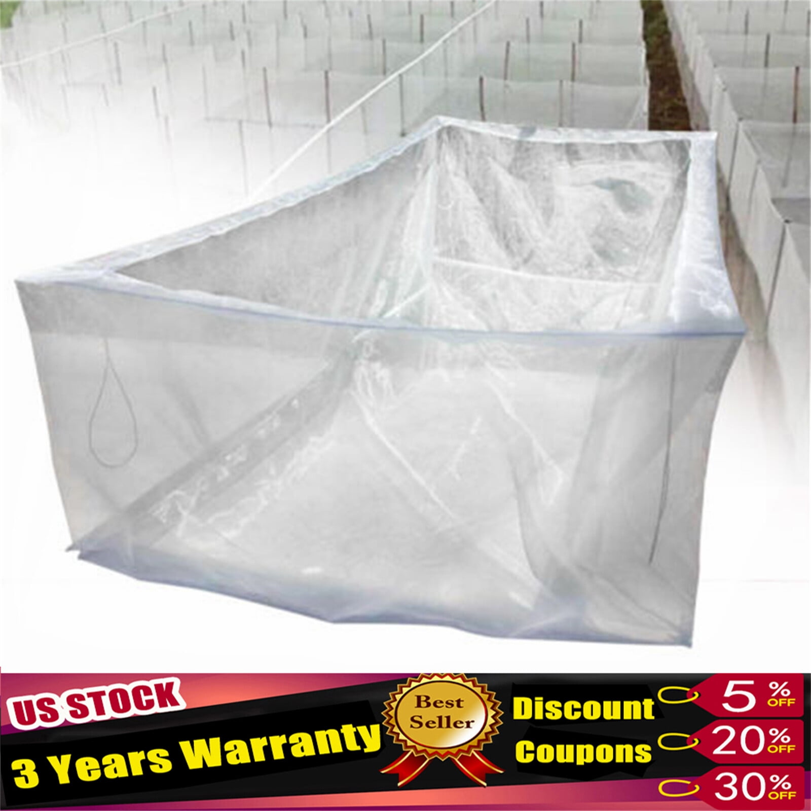 80Mesh Fish Cage Net Trap Breeding Nest Breathable Fishing Monofilament ...