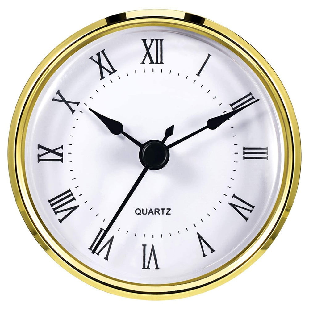 80Mm Quartz Clock Inserts Movement Mechanism Replacement Roman Arabic ...