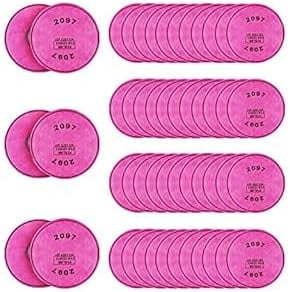 80PCS (40Pack) 2097 P-100 Particulate Filter, Installed on Filter ...
