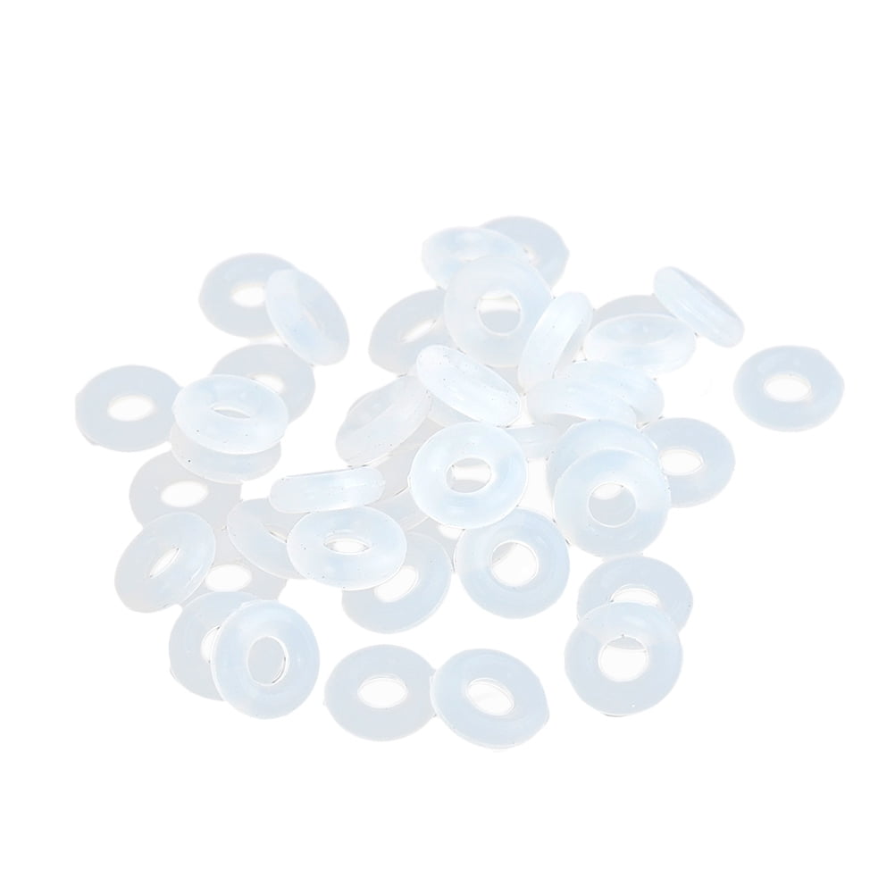 80PCS Clear Silicone Rubber Stoppers for Use Alone or with Clip Lock ...