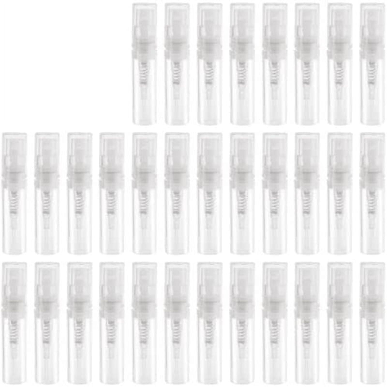 80Pc 3ML Transparent Plastic Bottle Small Cosmetic Packing Atomizer ...