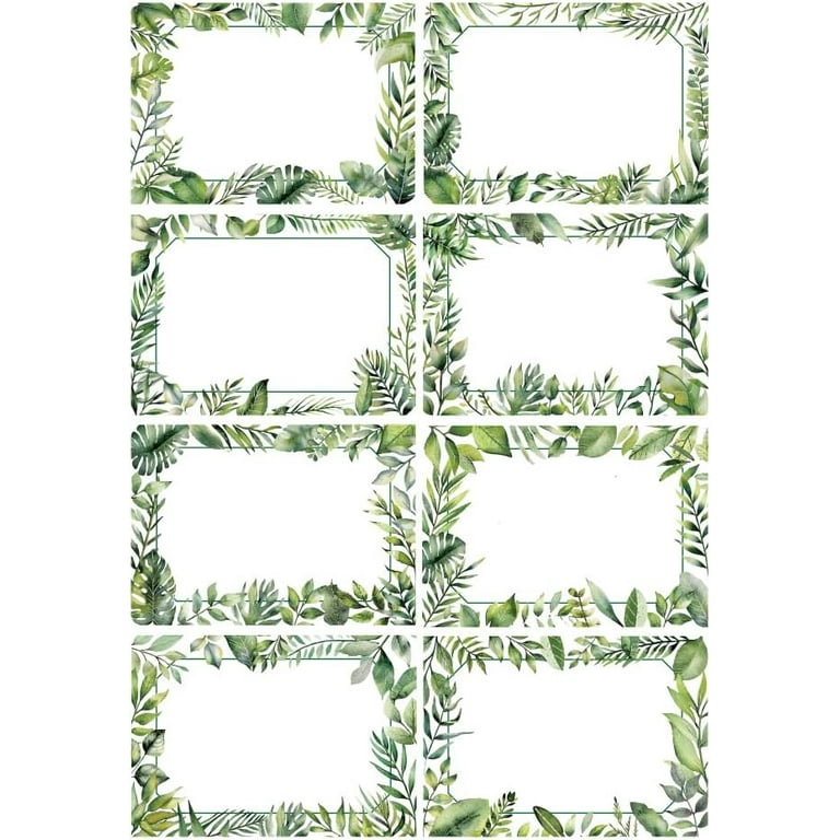 blank label with border