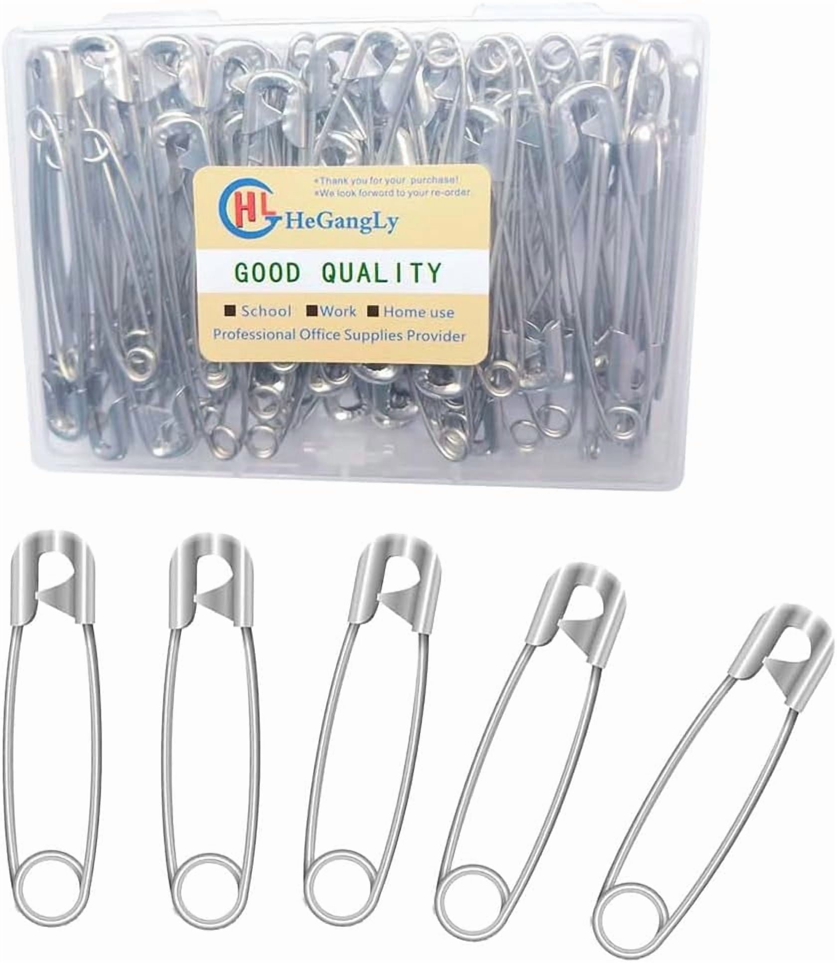 80Pcs Extra Large Safety Pins 2.2 inch (55mm) -Heavy Duty Large Safety ...