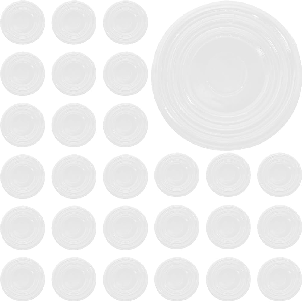 80Pcs Glass Table Top Anti Slip Pads Round Clear Self Stick Table Top ...