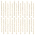 80Pcs Ion Plating(IP) 304 Stainless Steel Curb Chain Extender End ...