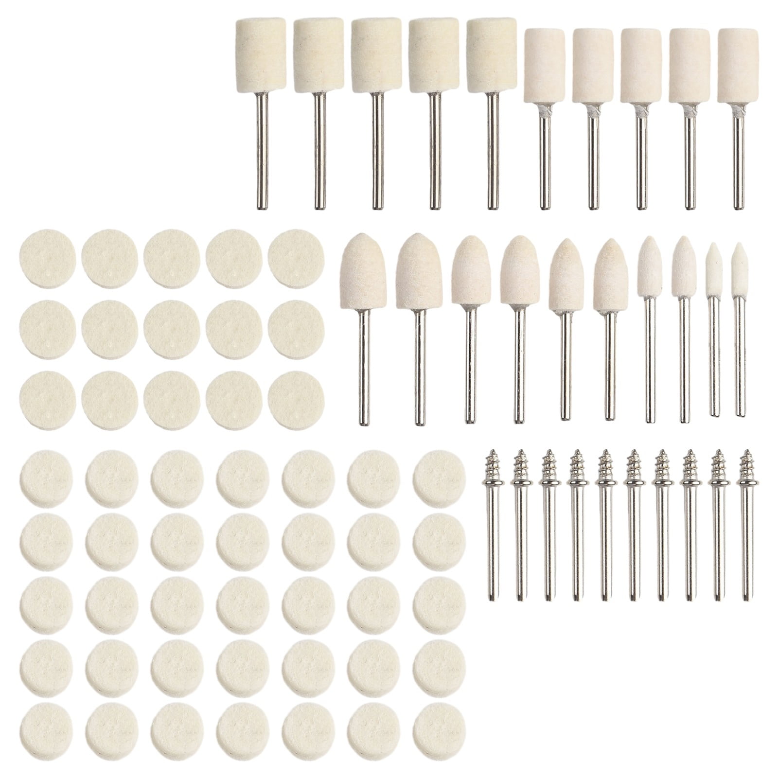 80Pcs Polishing Buffing Wheel for Rotary Tool Accessories for Metal ...