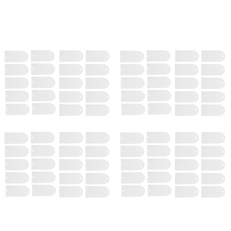 80Pcs Tag Labels Chair Acrylic Arch Sign Blank Acrylic Signs Blank ...
