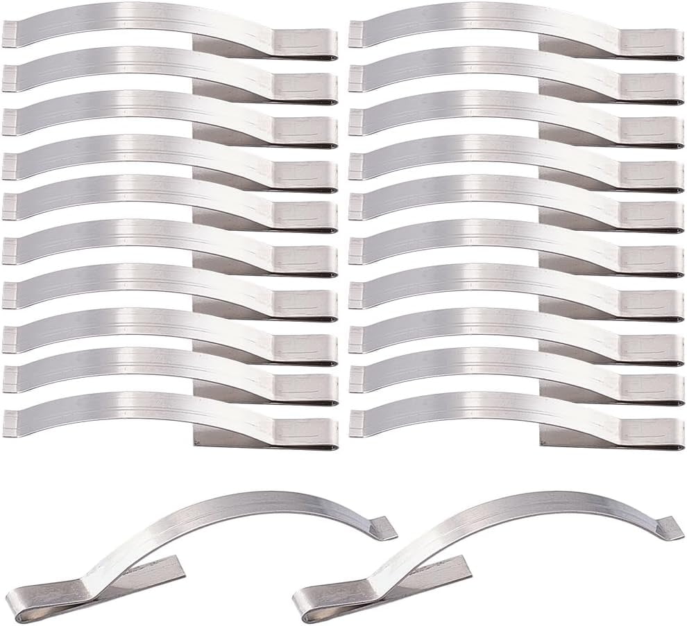 80Pcs Window Screen Tension Spring Clips Stainless Steel Corner Mount ...