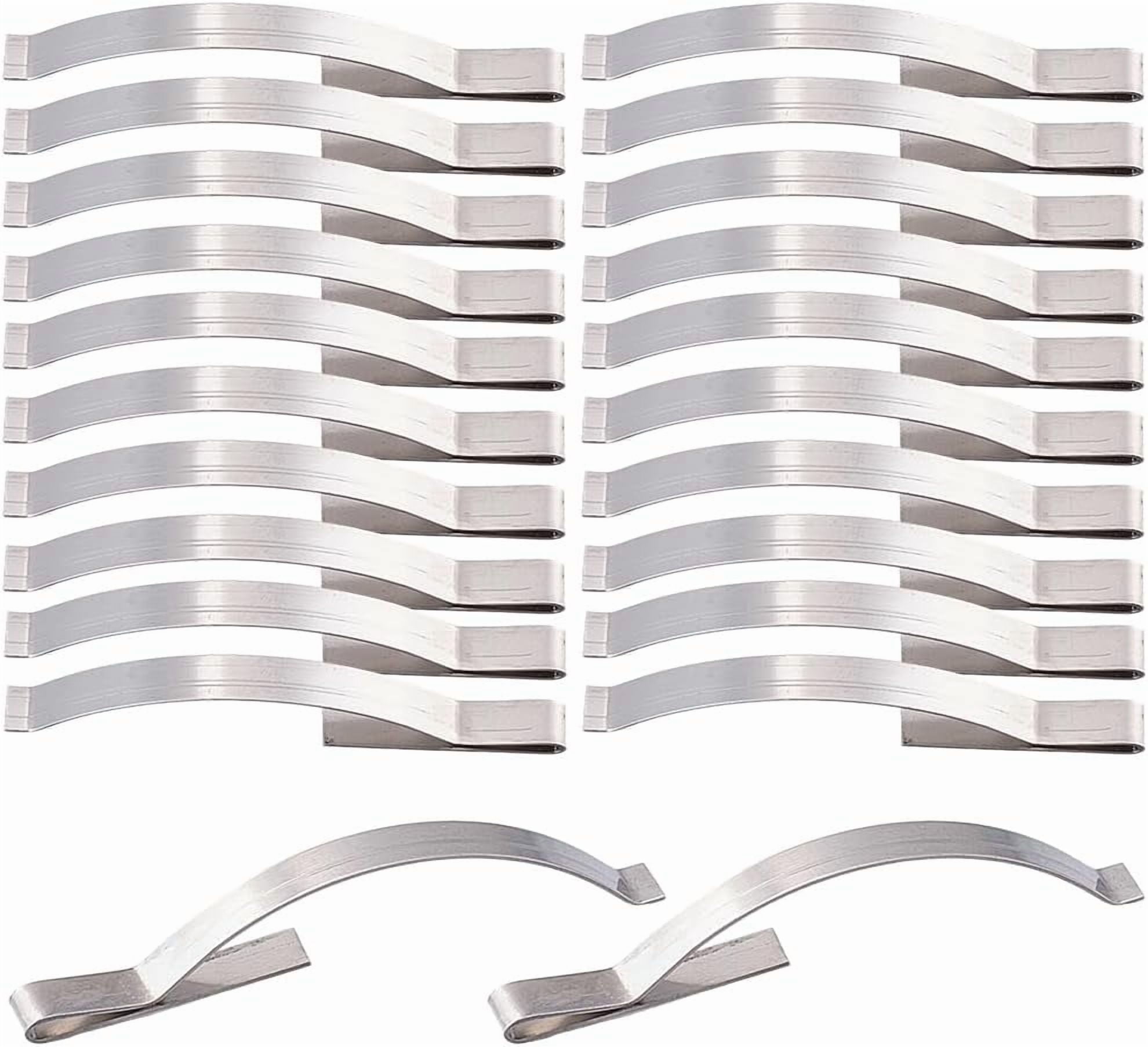 80Pcs Window Screen Tension Spring Clips Stainless Steel Corner Mount ...