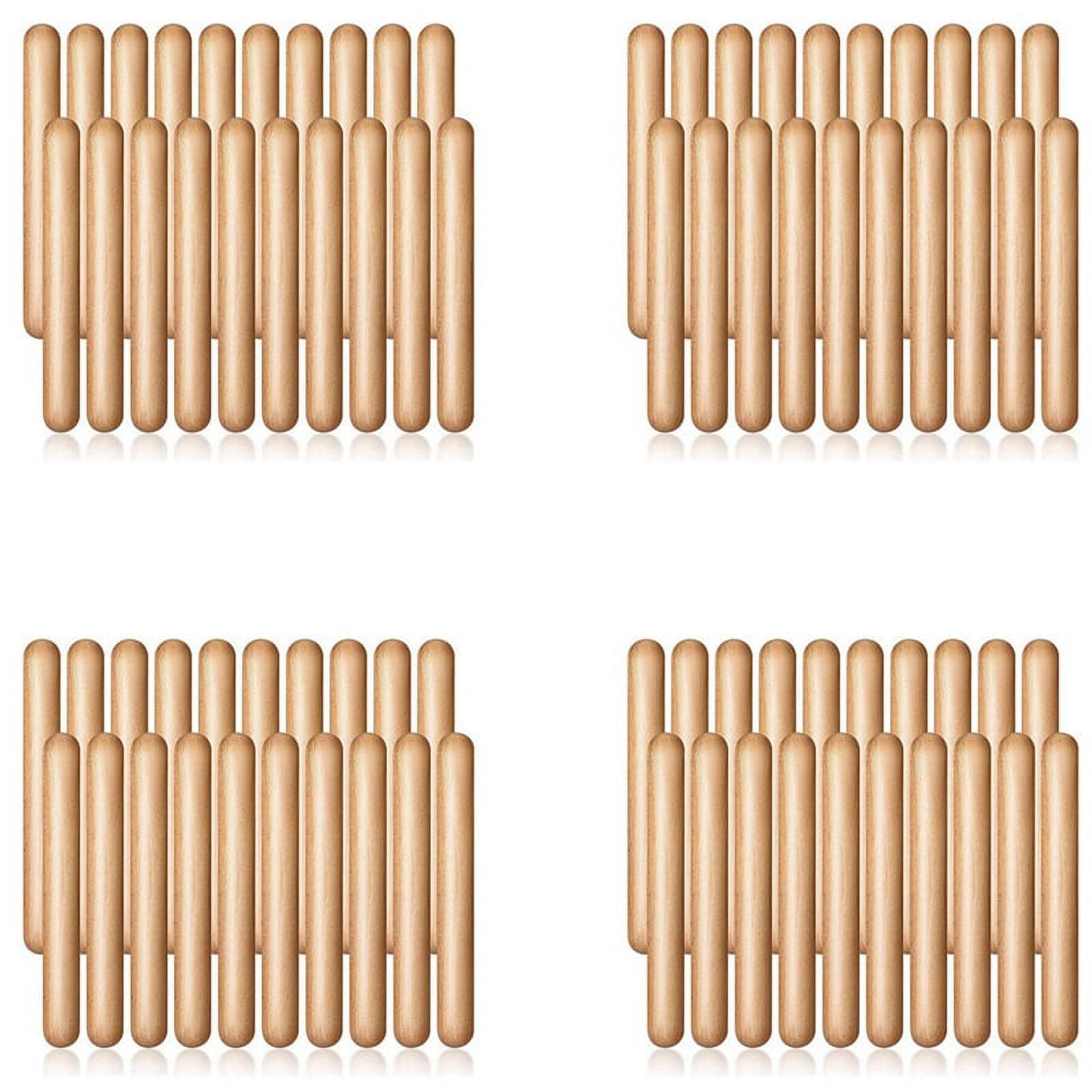 80Pieces 8 Inch Kids Rhythm Sticks Music Lummi Sticks Classical Wood ...