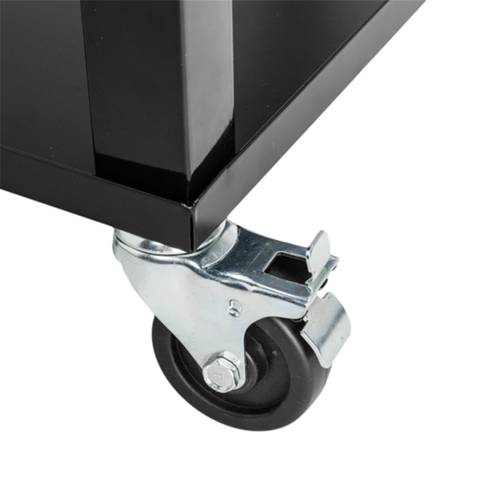 80Qt Black Box Black Square Foot Tube With Drain Pipe Freezer Incubator ...