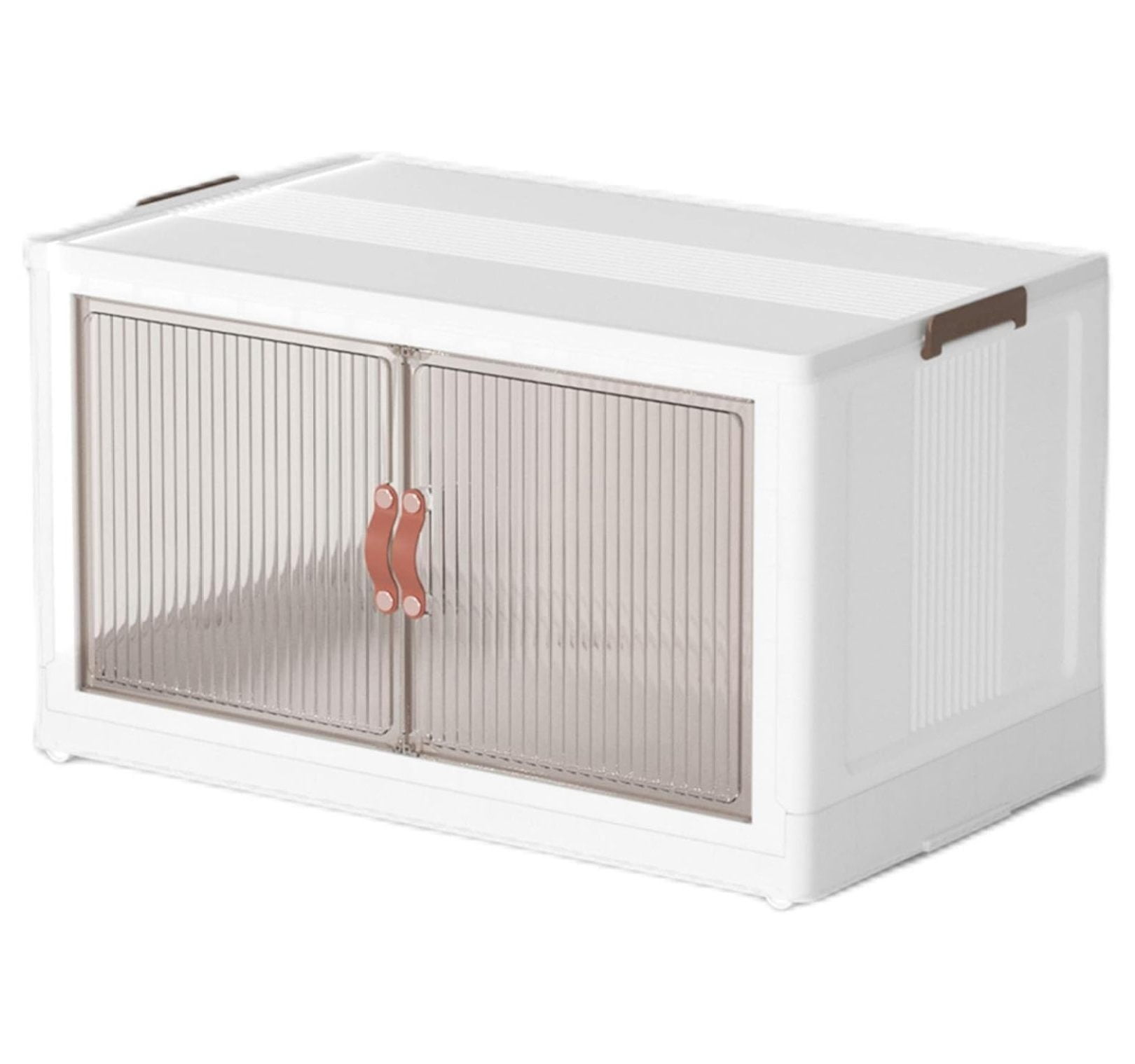 80Qt Foldable Storage Box 1 Tier,Closet Organizers and Storage,Plastic ...