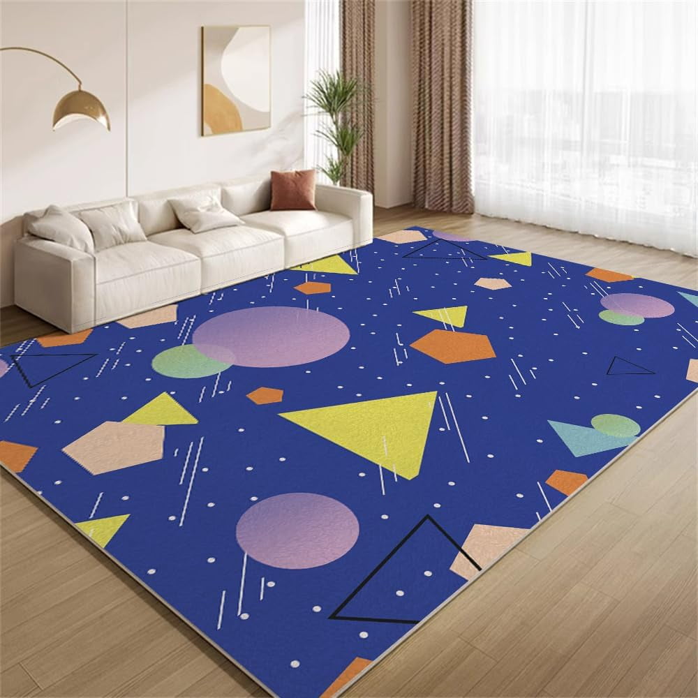 80S Arcade Rug 3x4ft Vintage 90S Memphis Style Carpet Abstract ...