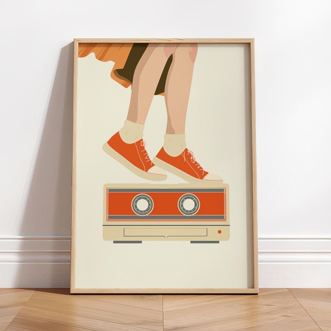 80S Nostalgia Cassette Poster, Retro Wall Art, Music Lover Gift ...