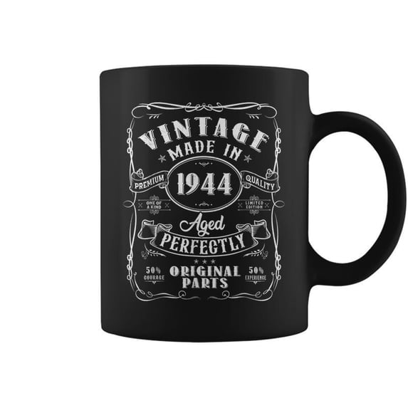 80Th Birthday Decorations 1944 80 Birthday Coffee Mugs - Walmart.com
