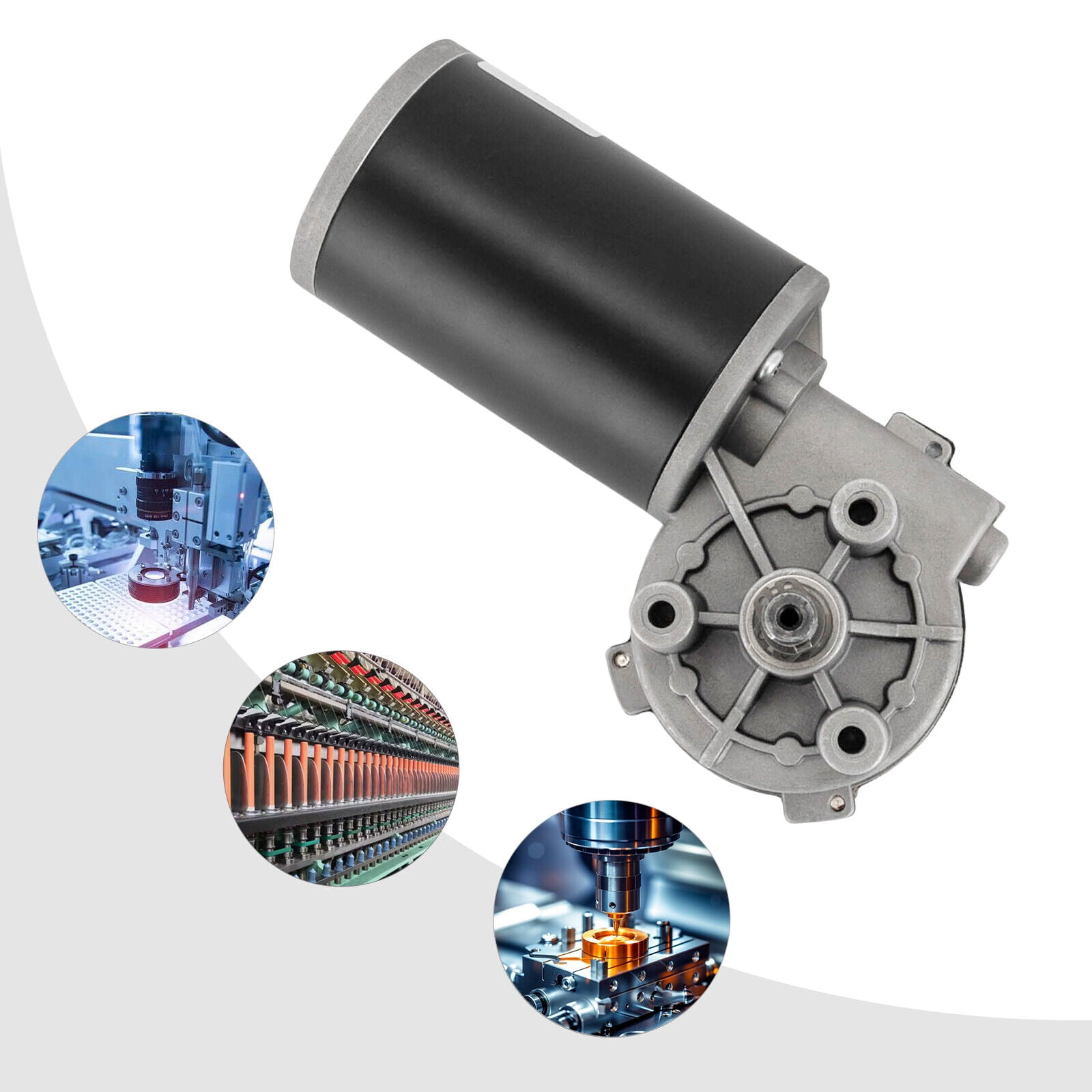 80W 220 RPM DC Motor, DC Gear Motor, Electric Gear Motor DC Reduction ...