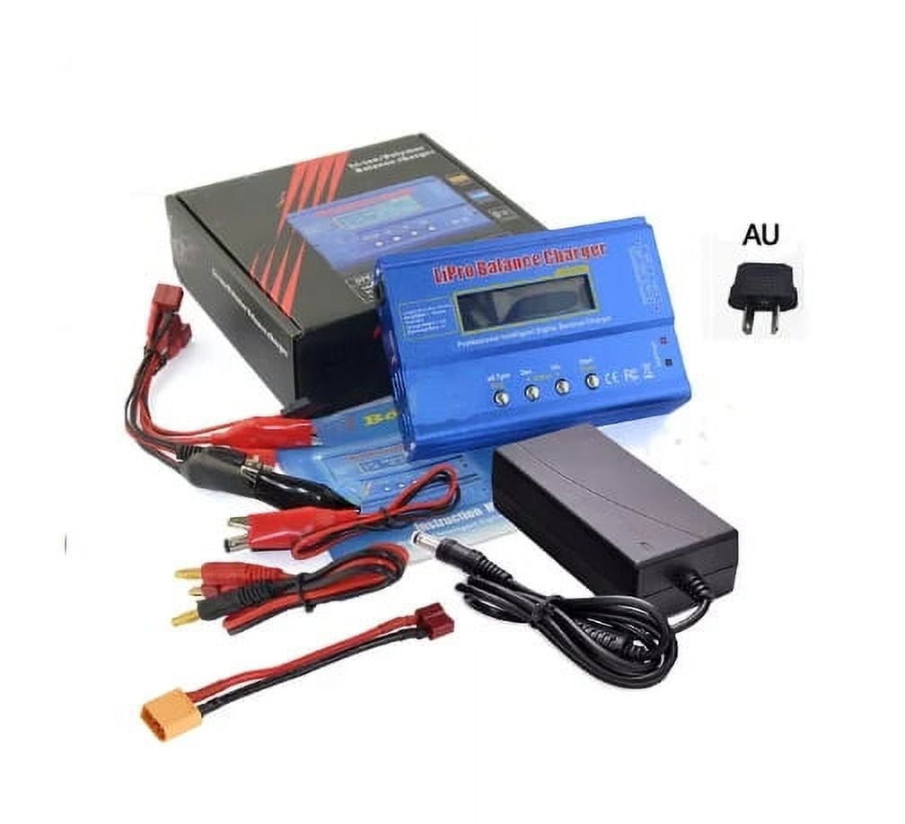 New 2024 80W 6A Battery Charger Lipo NiMh Li-ion Ni-Cd Digital RC Balance Charger Lipro Charger ...