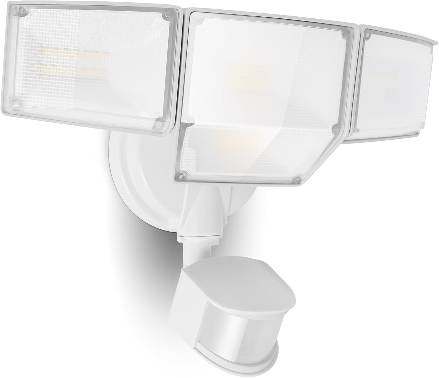 80W 9000LM LED Security Light Hardwire Motion Sensor Outdoor Lights, 4 ...