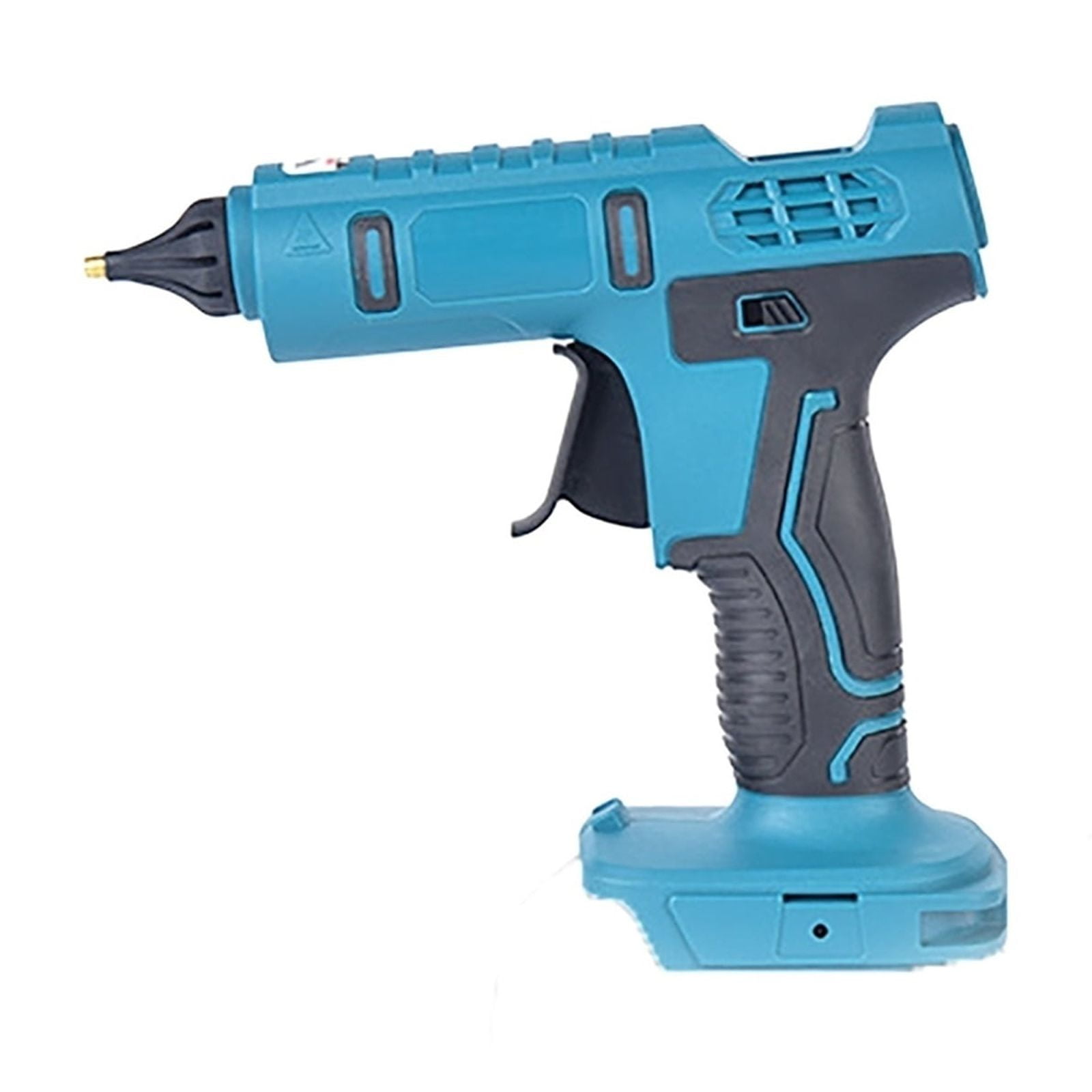 80W Cordless Electric Glue Gun 18V Battery DIY Hot Melt Welding Hot Air ...