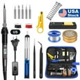 UMEXUS 80W Electric Soldering Iron Kit, Adjustable Temperature 180-480â ...