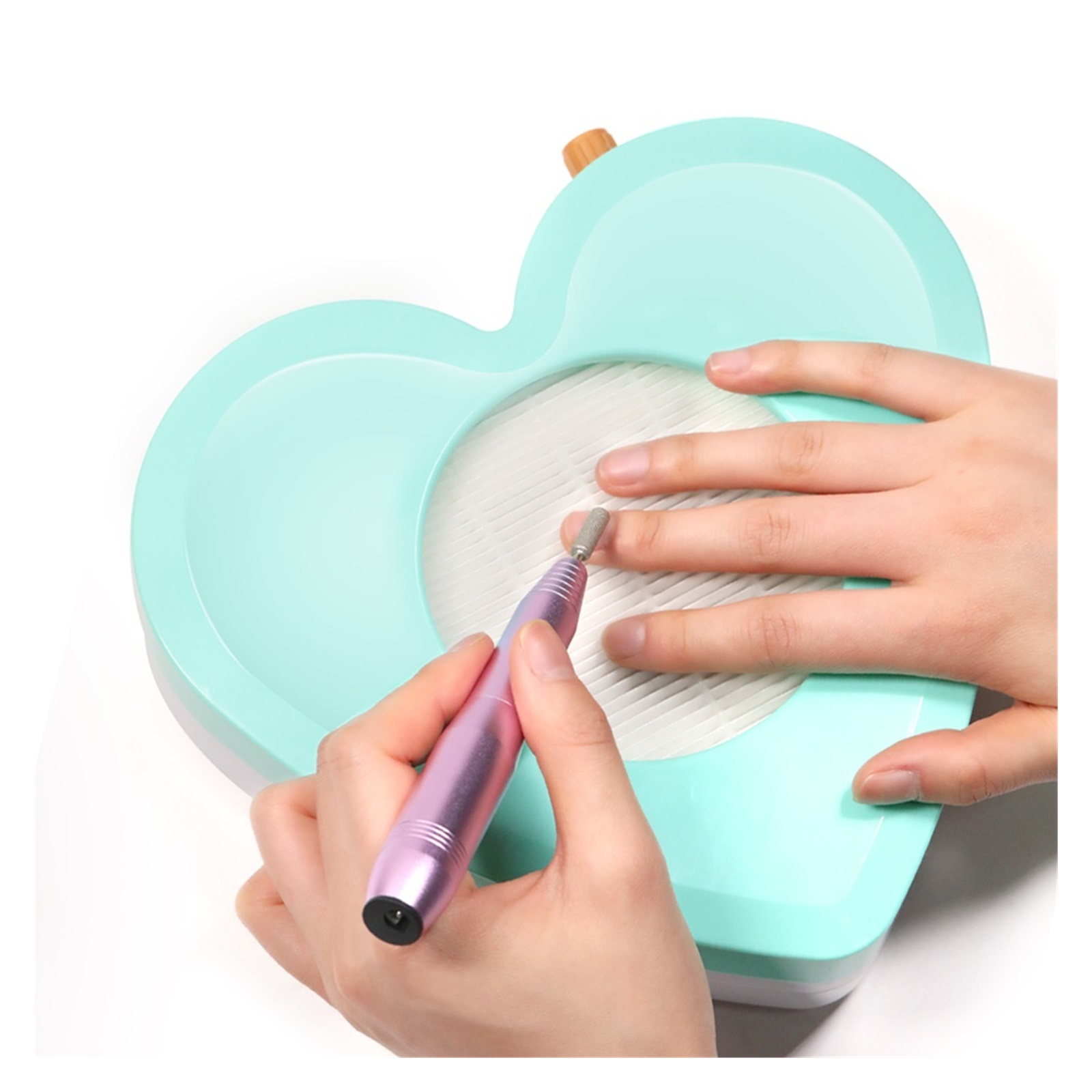 80W Powerful Nail Dust Collector Professional Nail Vacuum Cleaner With ...