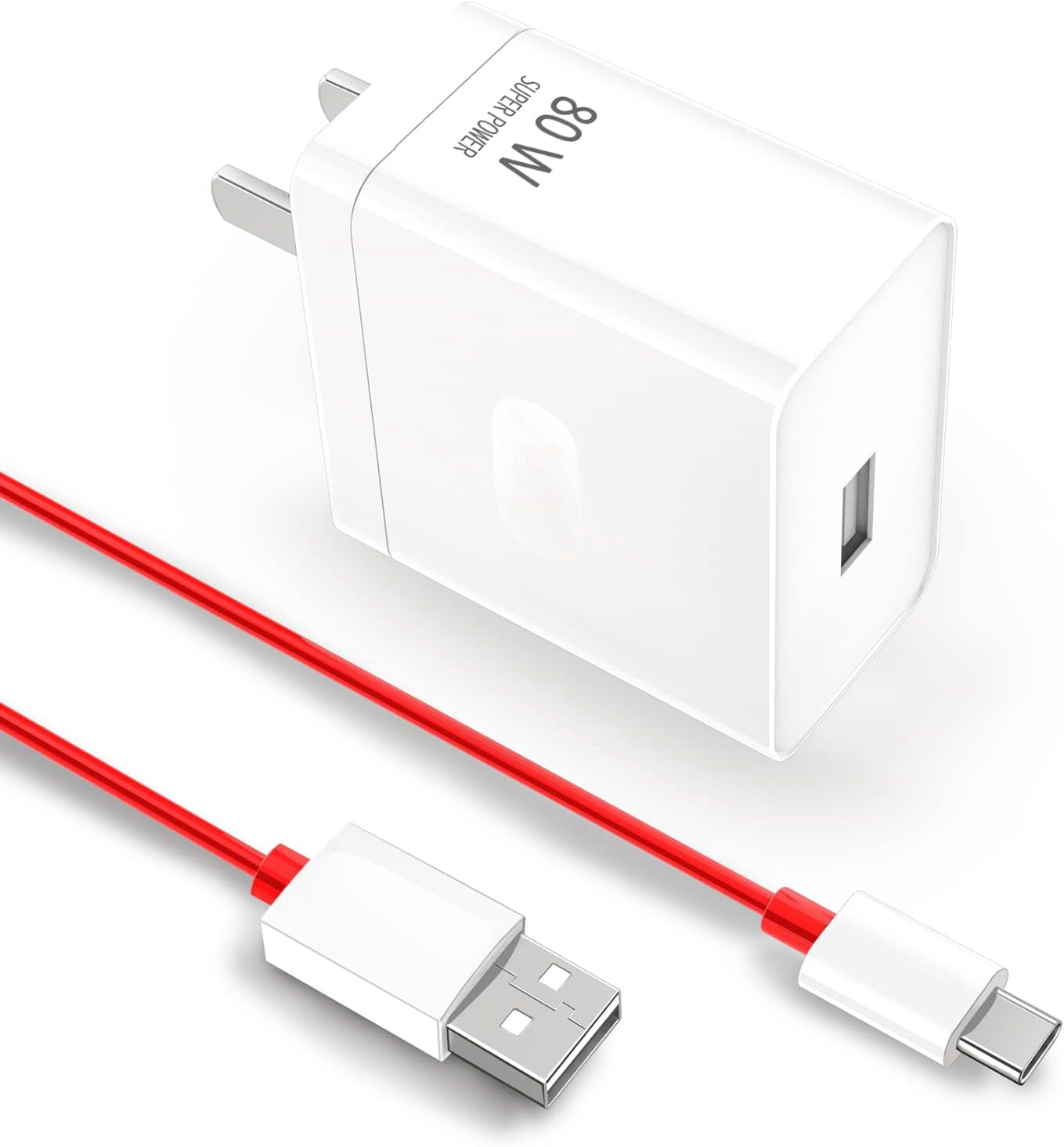 80W Ultra-Fast Charger for OnePlus, for OnePlus 10 Pro/10R/10T/Nord 2T ...