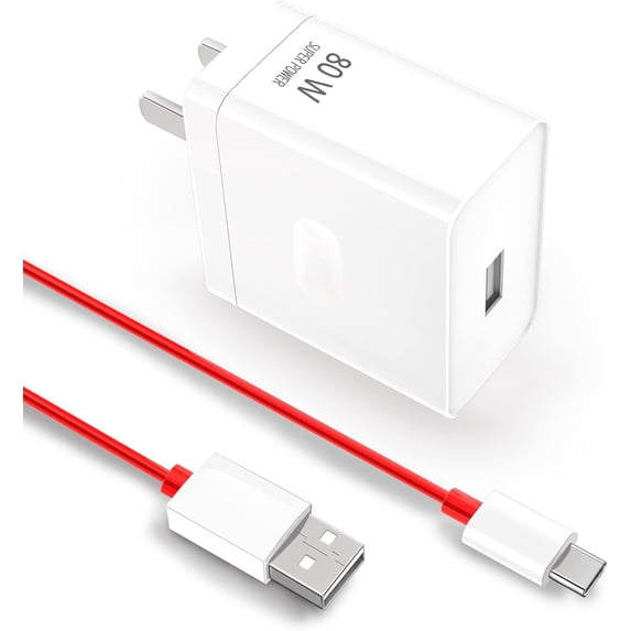 80W Ultra-Fast Charger for OnePlus, for OnePlus 10 Pro/10R/10T/Nord 2T ...