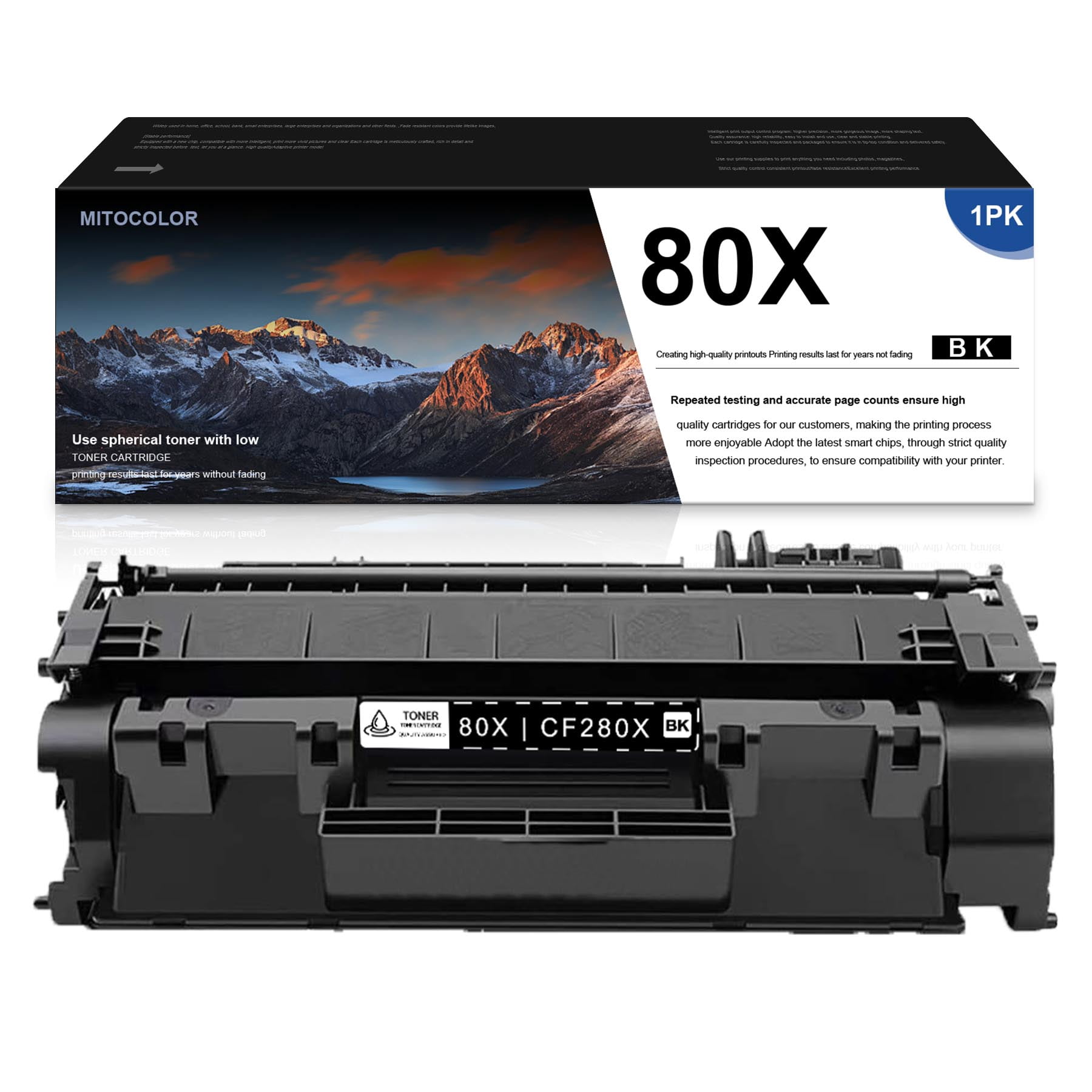80X Compatible Toner Cartridge Replacement for HP 80X CF280X 80A CF280A ...