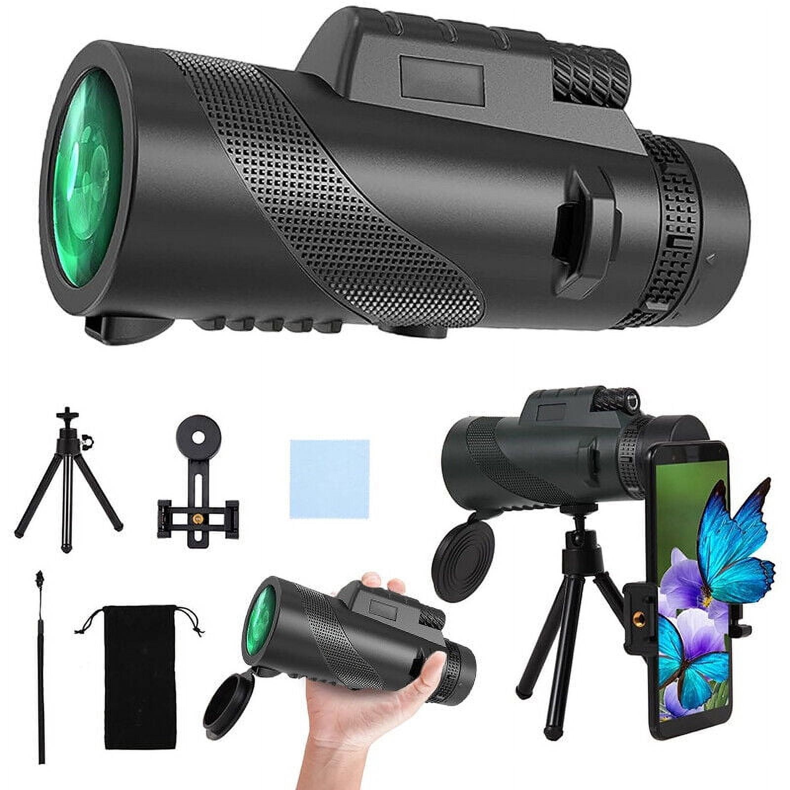 80X100 Super High Power Portable Low Night Vision Monocular Telescope ...