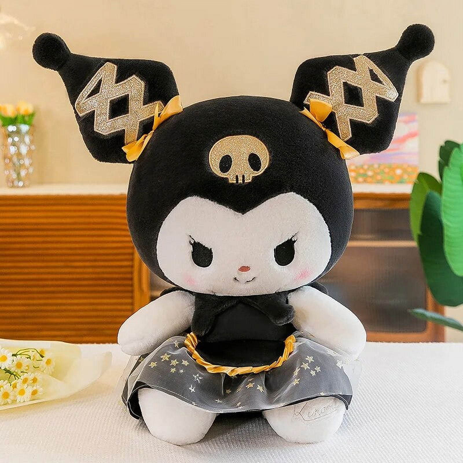 80cm Big Size Sanrio Kulomi Plush Doll Toys Pillow Kawaii Black Gold ...