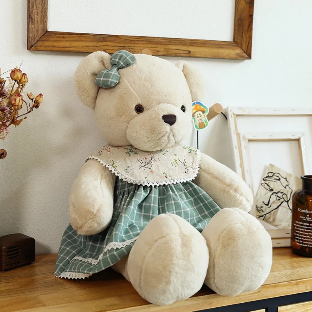80cm Cute Soft Fresh Couple Bear Plush Toys Kawaii Christmas Gift ...