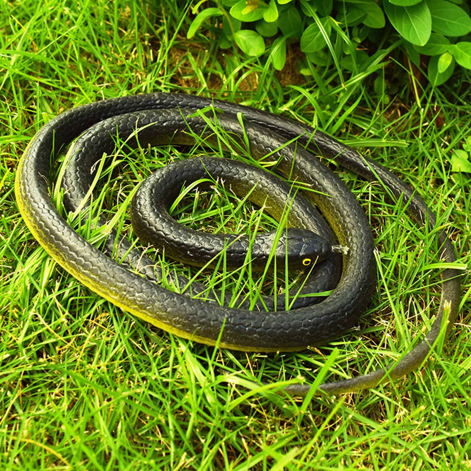 80cm Realistic Appearance 3D Eyes Fake Snake Tricky Funny Spoof ...