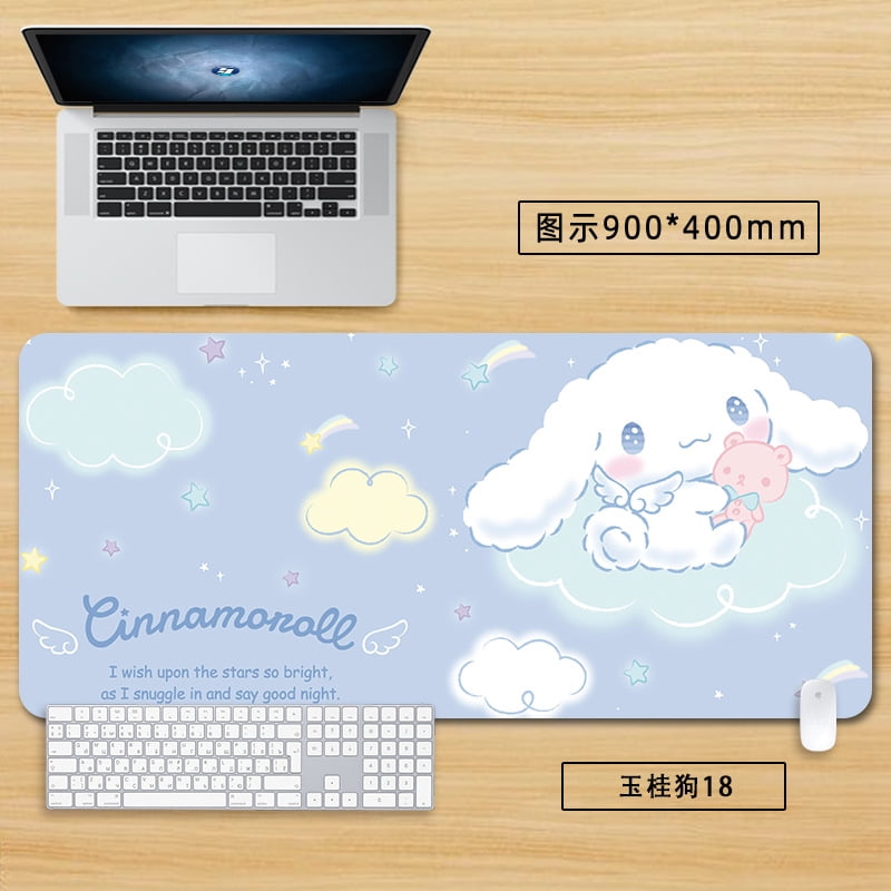 80cm Sanrio Large Mouse Pad Hello Kitty Melody Kuromi Cinnamoroll Non ...