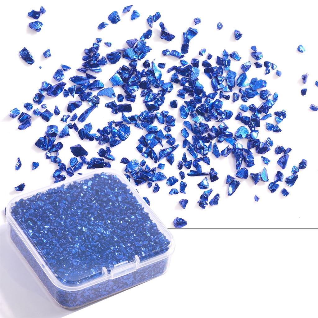80g/Box Crushed Glass Suitable for Art Painting Vase Filler Jewelry ...