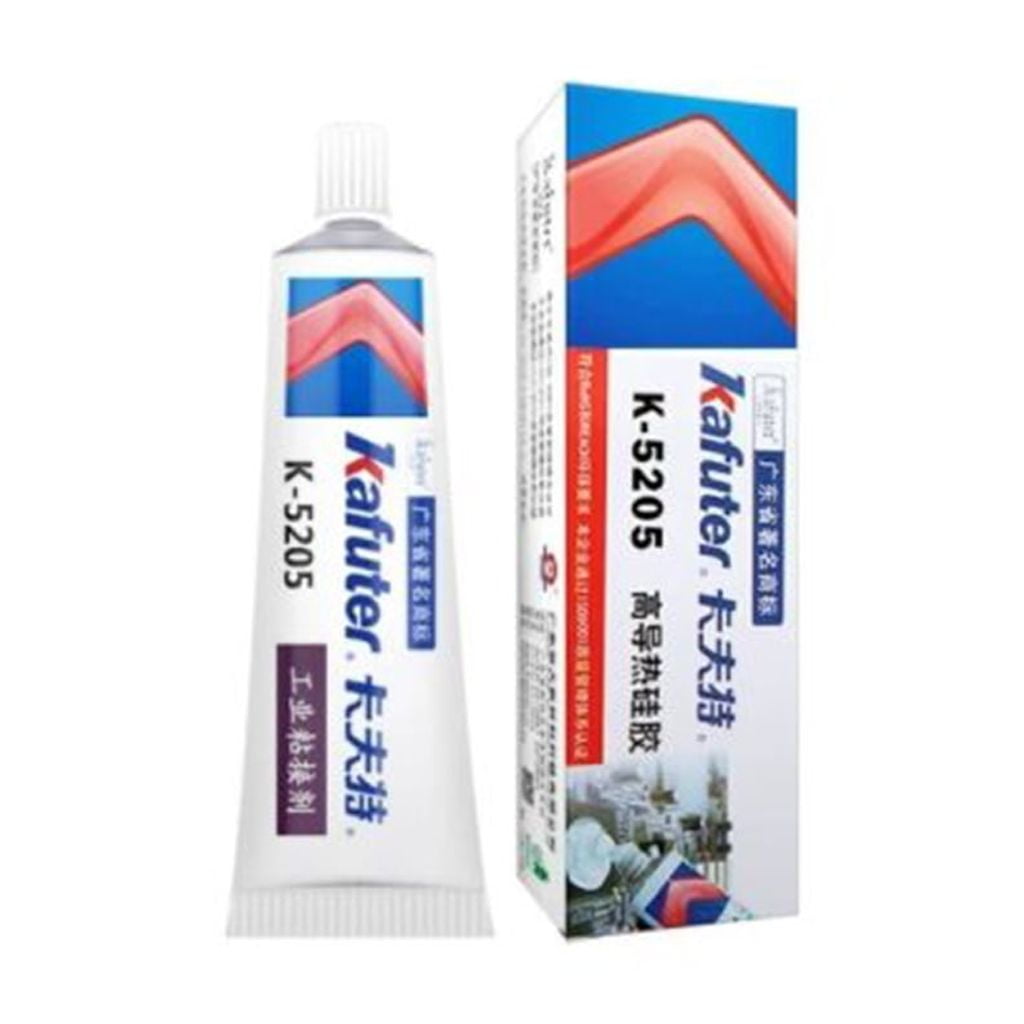 80g K-5205 Kafuter CPU Thermal Conductive Silicone Grease Adhesive Paste Glue - Walmart.com
