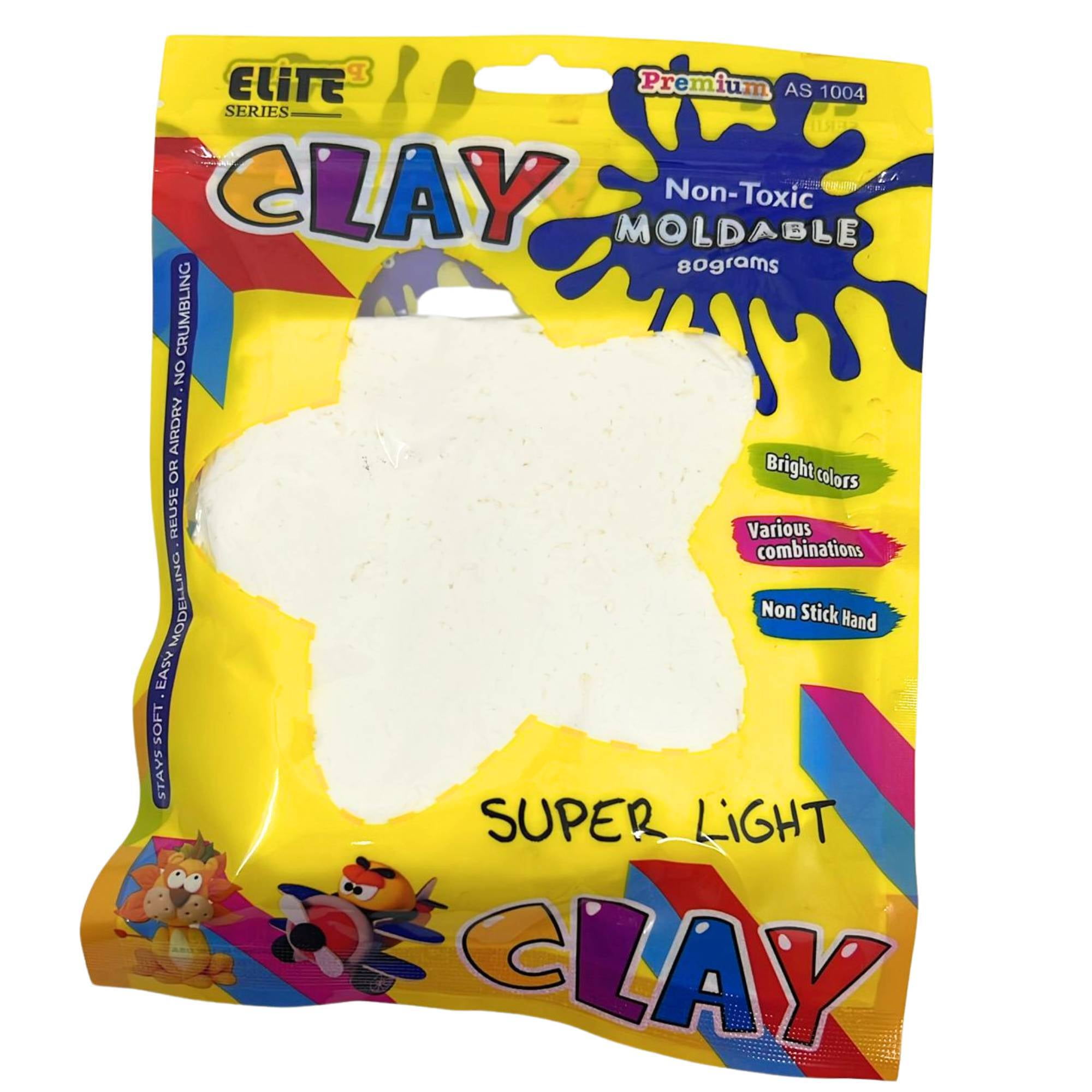 80g Super Light Moldable Clay – Bright Colors – Non-Toxic and Air Dry ...