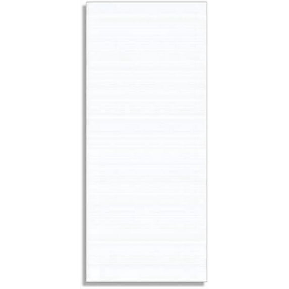80lb White Linen Textured 4" x 9" Business Note Cards - 100 Blank Cards ...