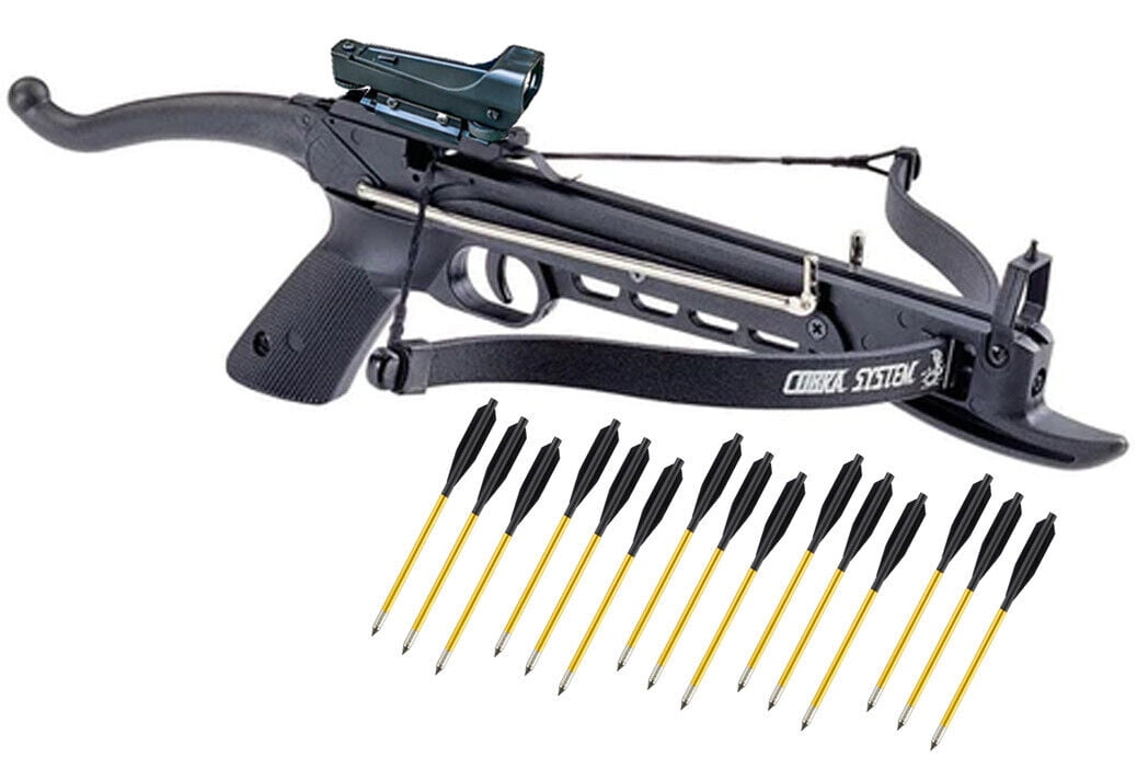 80lbs Hand Held Archery Device: Self Cocking Hunting Pistol Crossbow ...