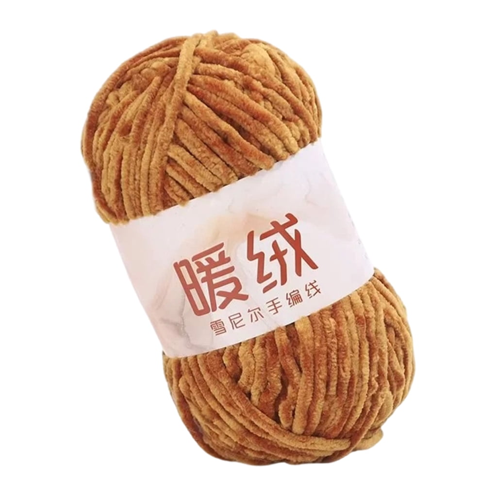 80m/87.5yard Cotton Crochet Yarn 6mm 100g/3.5oz Soft Baby Yarn Crochet ...
