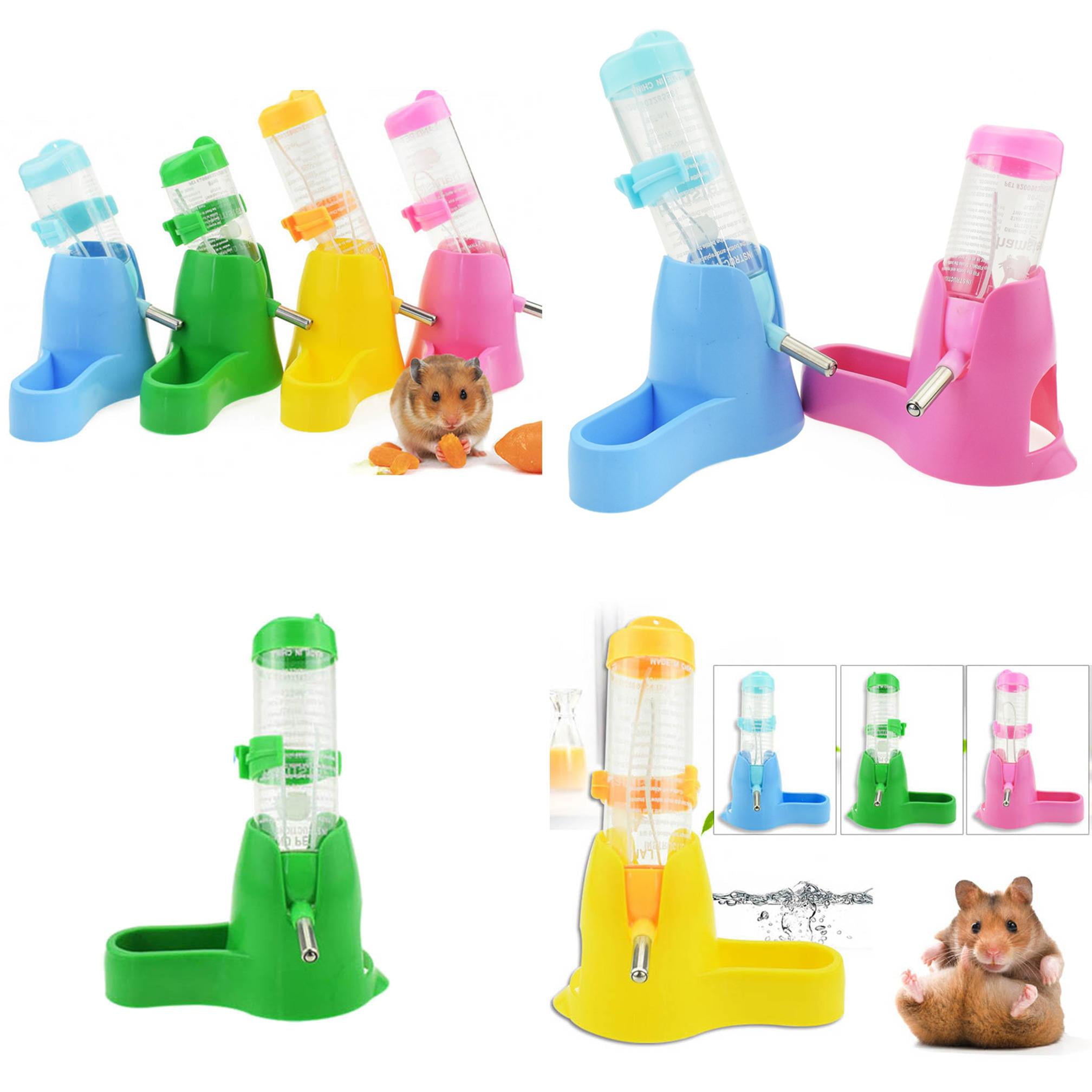 80ml/120ml hamster feeder plastic water dispenser anti-drip 2 in 1 ...